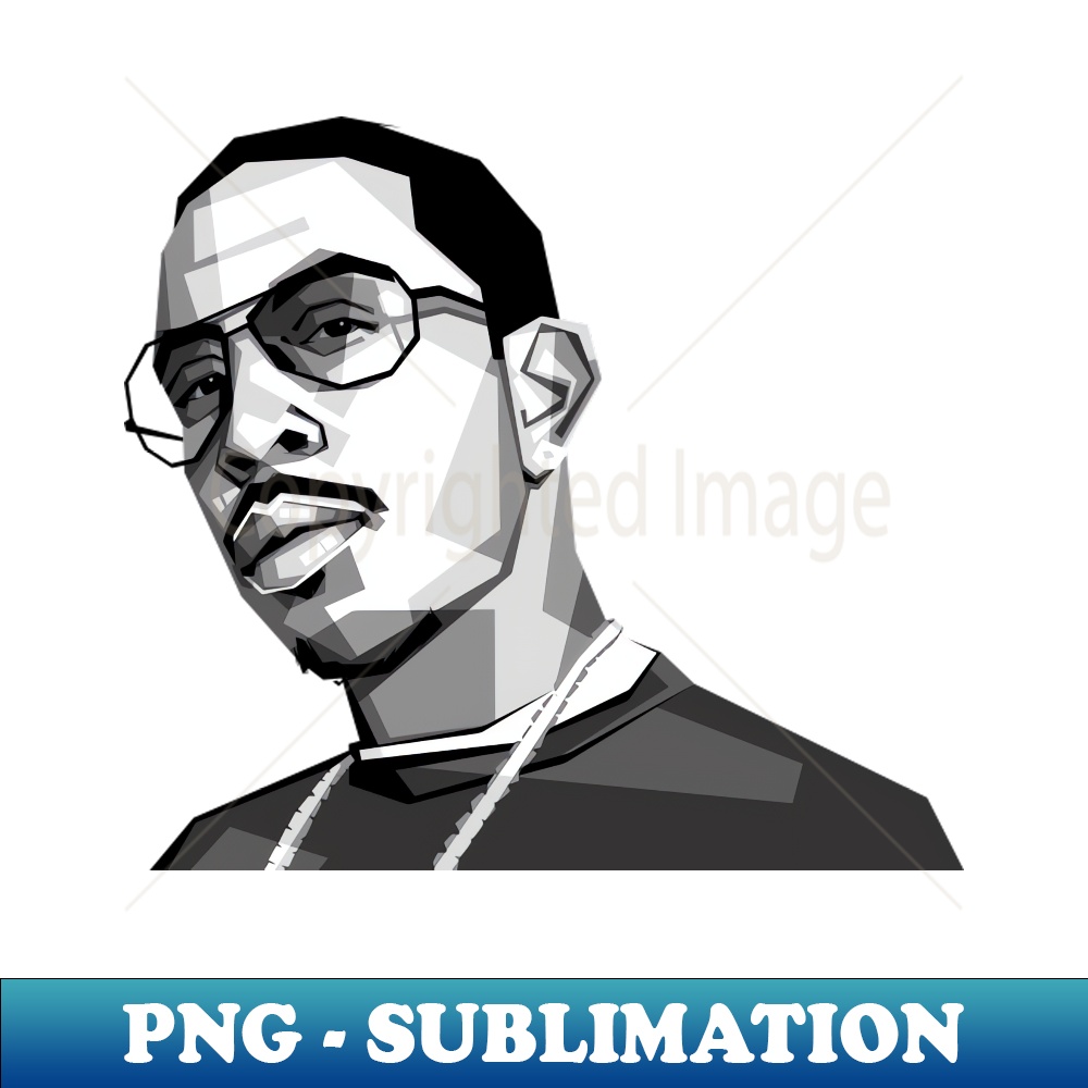 American Rapper Ludacris Black and White - Instant PNG Subli | Inspire ...
