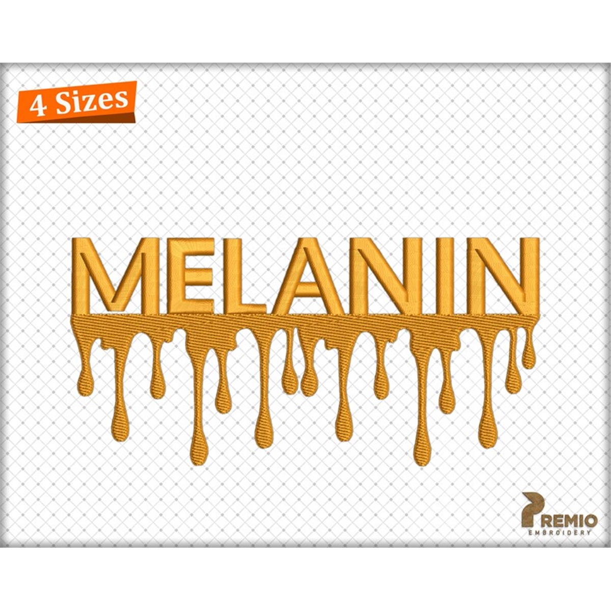 Melanin Embroidery Design, Blacknificent Embroidery Design, | Inspire ...