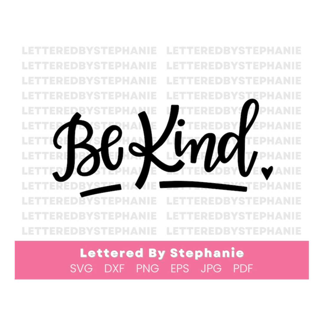 Be kind SVG Cut File, kindness svg, handlettered svg, cricut - Inspire ...