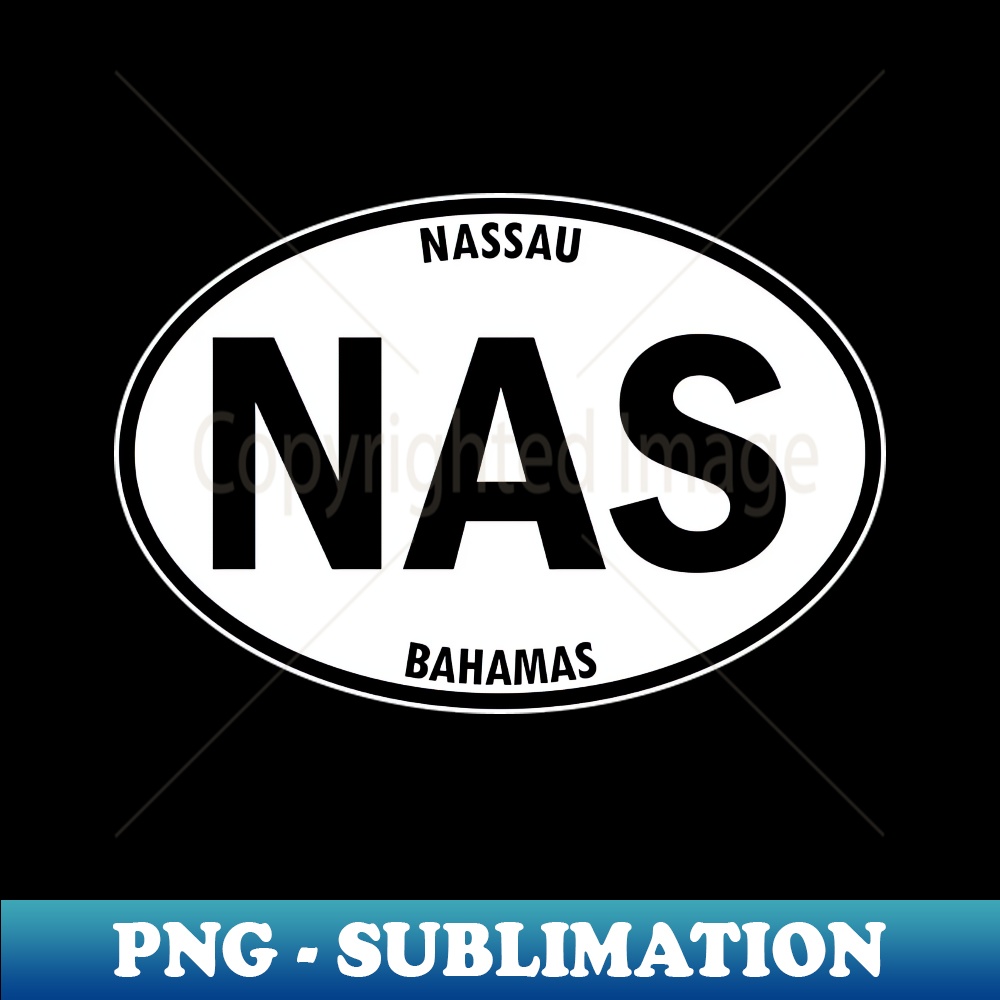 NAS - Nassau Bahamas Oval Travel Bumper Sticker for your Car | Inspire ...