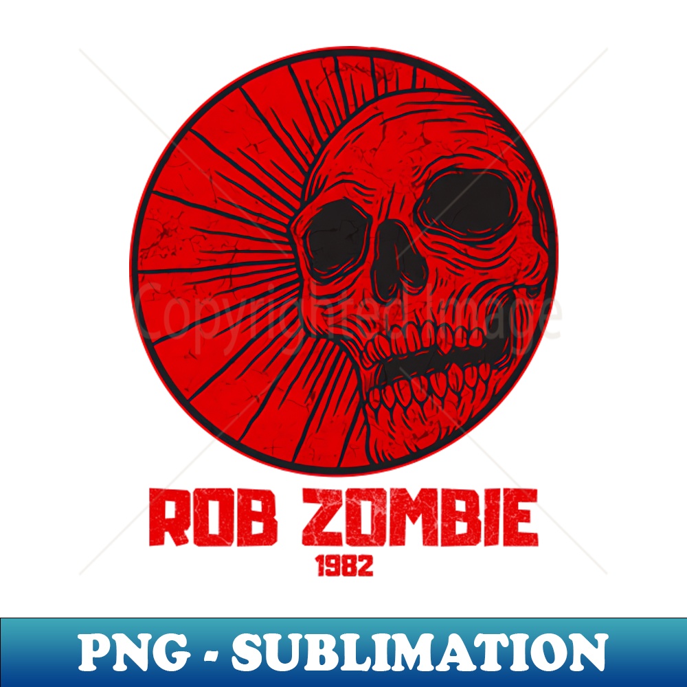 skull red rob zombie - Instant Sublimation Digital Download | Inspire ...
