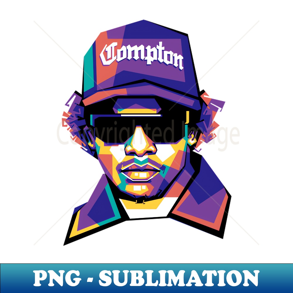 American Rapper Eazy-E WPAP - PNG Transparent Sublimation Fi | Inspire ...