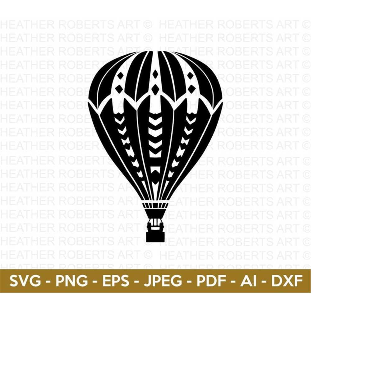Hot Air Balloon Svg, Air Craft Svg, Hot Air Balloon Clipart - Inspire ...