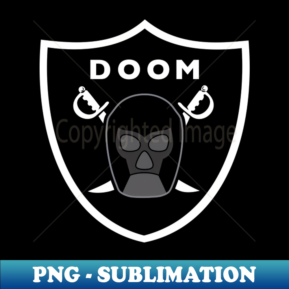 Doom - Raiders Logo - PNG Transparent Sublimation Design - P | Inspire ...