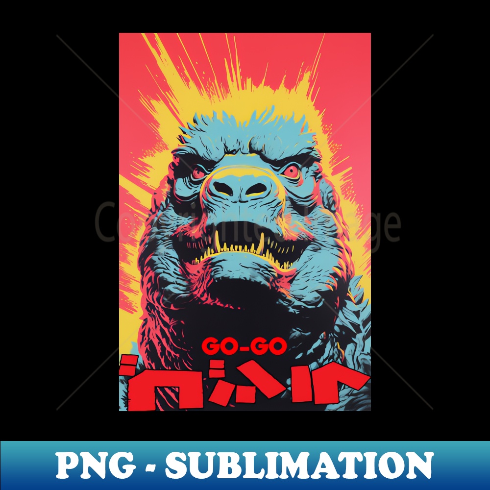 GO-GO Gojira - Premium PNG Sublimation File - Defying the No | Inspire ...