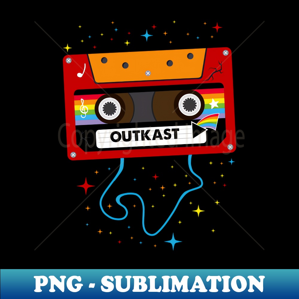 Outkast Name Vintage Cassette Tape - PNG Transparent Sublima | Inspire ...