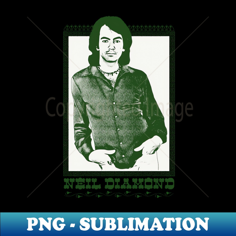 Neil Diamond Original Retro 1970s Fan Design - Creative Sub | Inspire ...