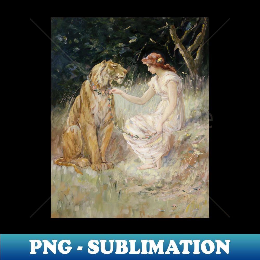 Lady and the Tiger by Frederick Stuart Church - Premium Subl | Inspire ...