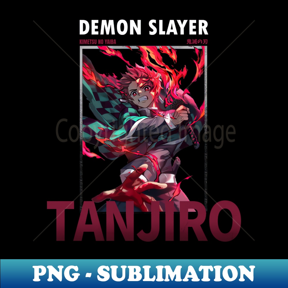 Tanjiro - Demon Slayer - Signature Sublimation PNG File - Bo - Inspire ...