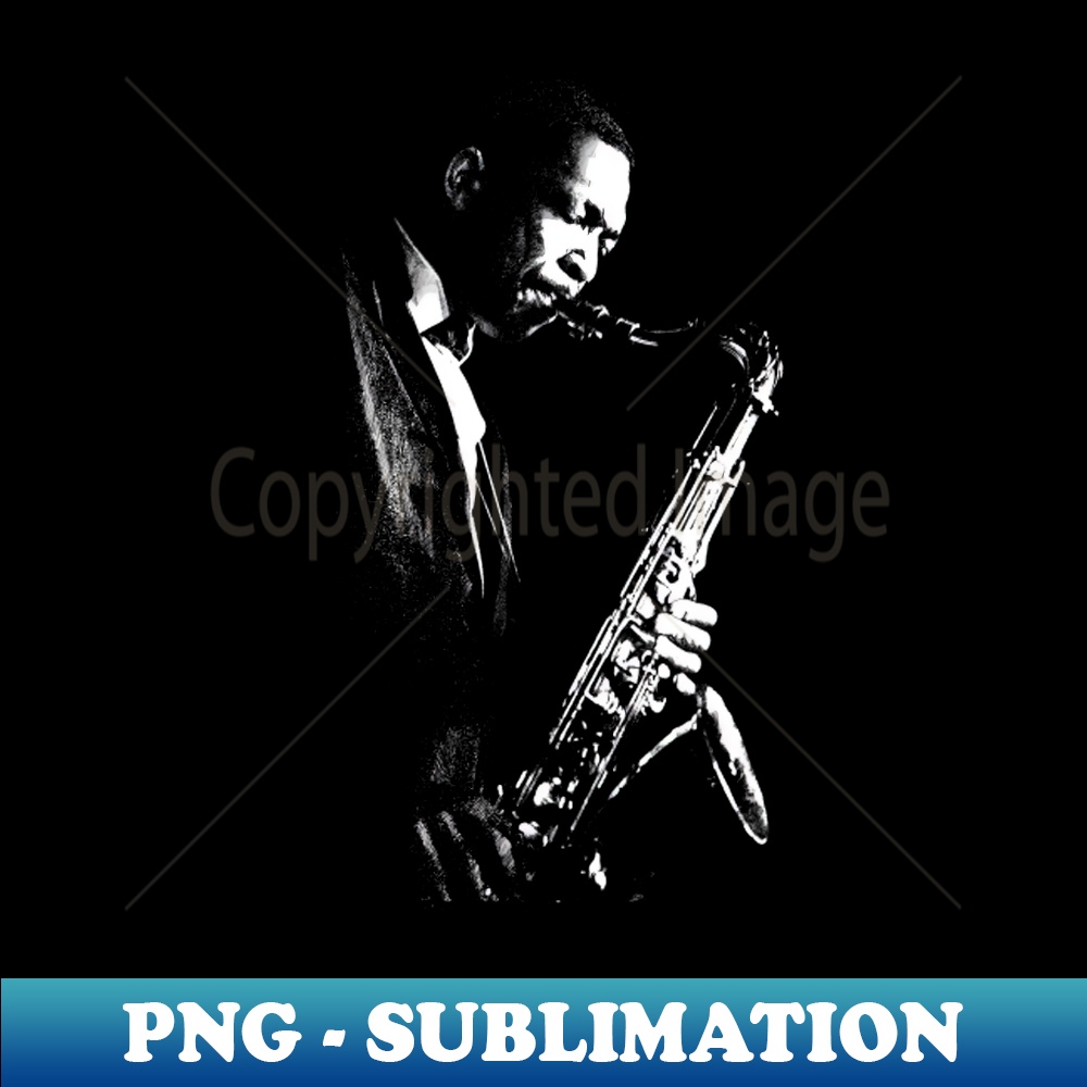John Coltrane On Stage - Vintage Sublimation PNG Download - | Inspire ...