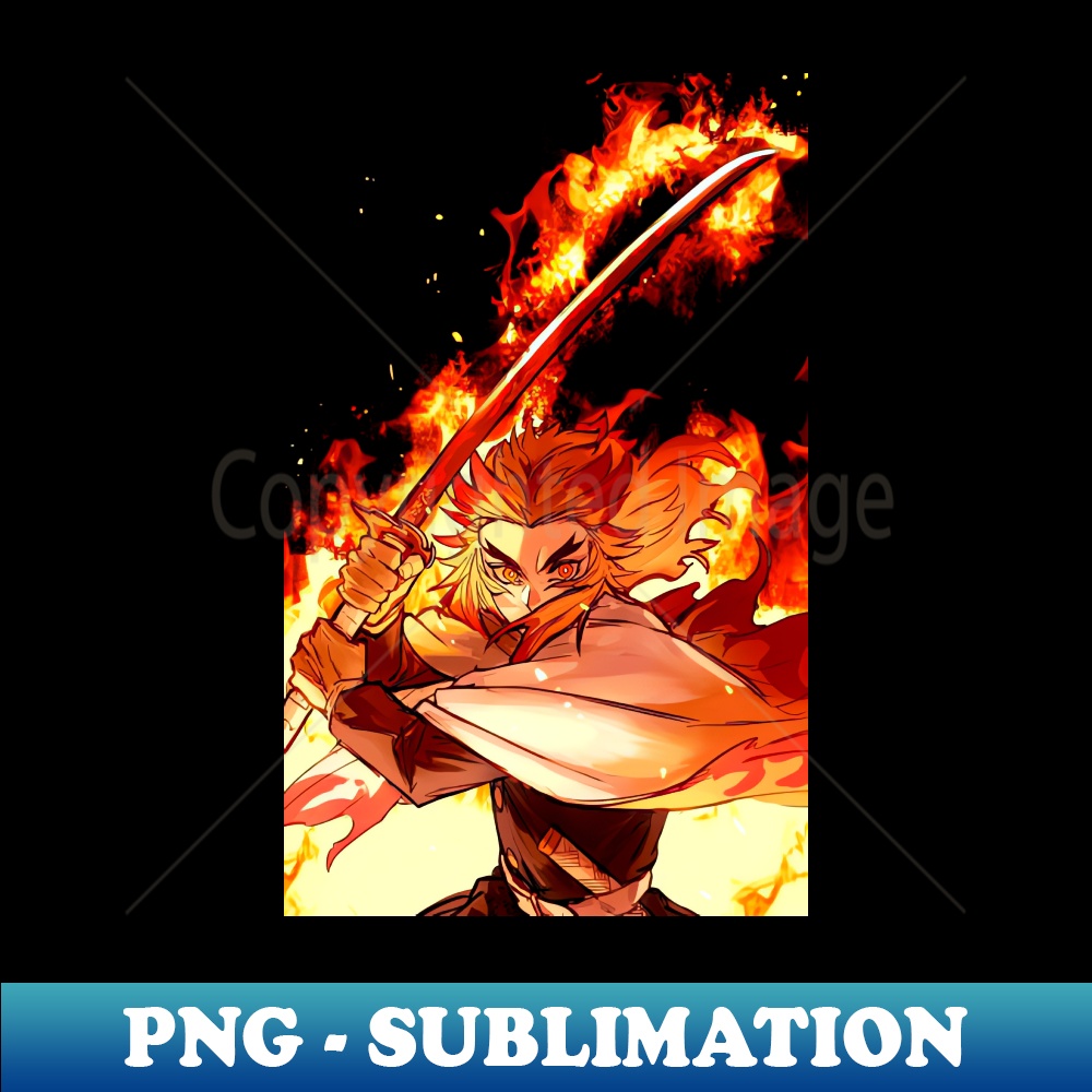 Demon Corp Rengoku - PNG Transparent Sublimation File - Unle | Inspire ...