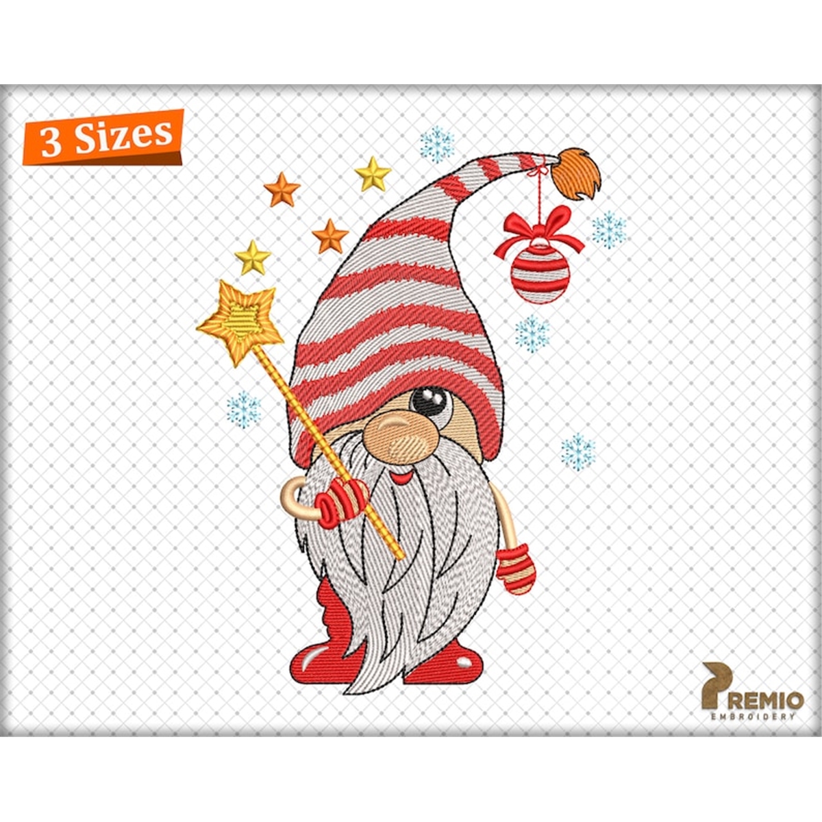 Christmas Gnome Embroidery Design, Christmas Gnome Machine E | Inspire ...