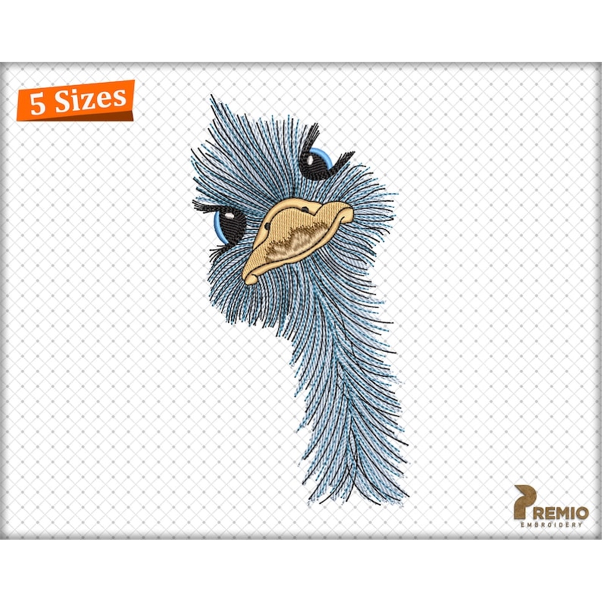 Ostrich Embroidery Designs, Machine Embroidery Designs Ostri | Inspire ...