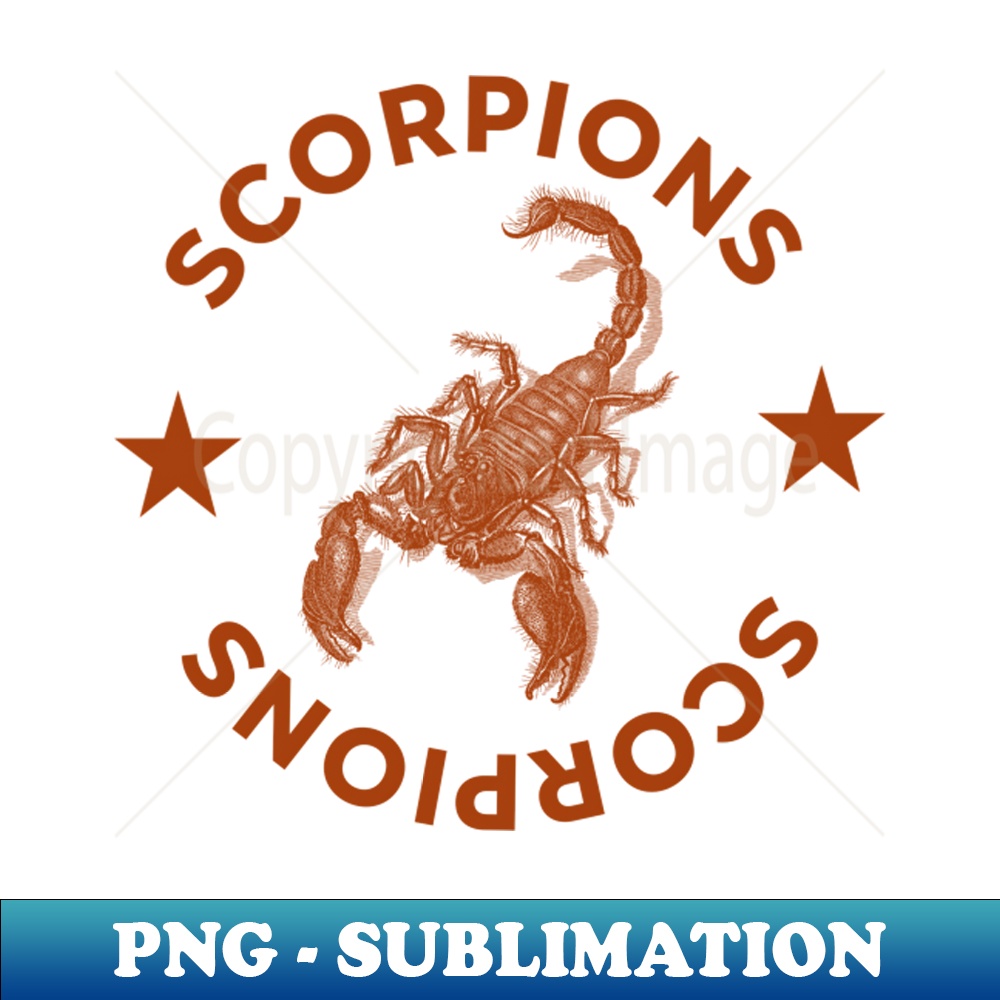 Scorpions - High-Resolution PNG Sublimation File - Unleash Y | Inspire ...