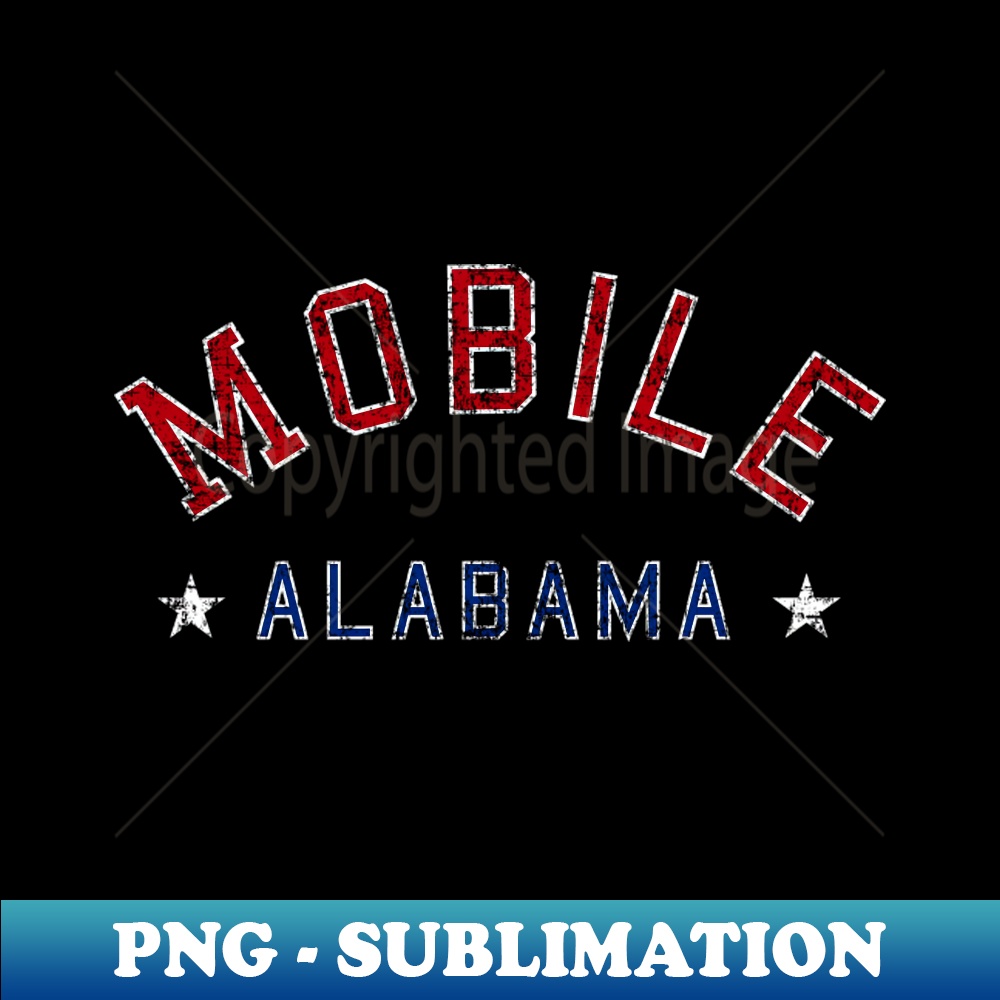 Mobile Alabama - flag - symbol - logo - emblem - decal vinta | Inspire ...