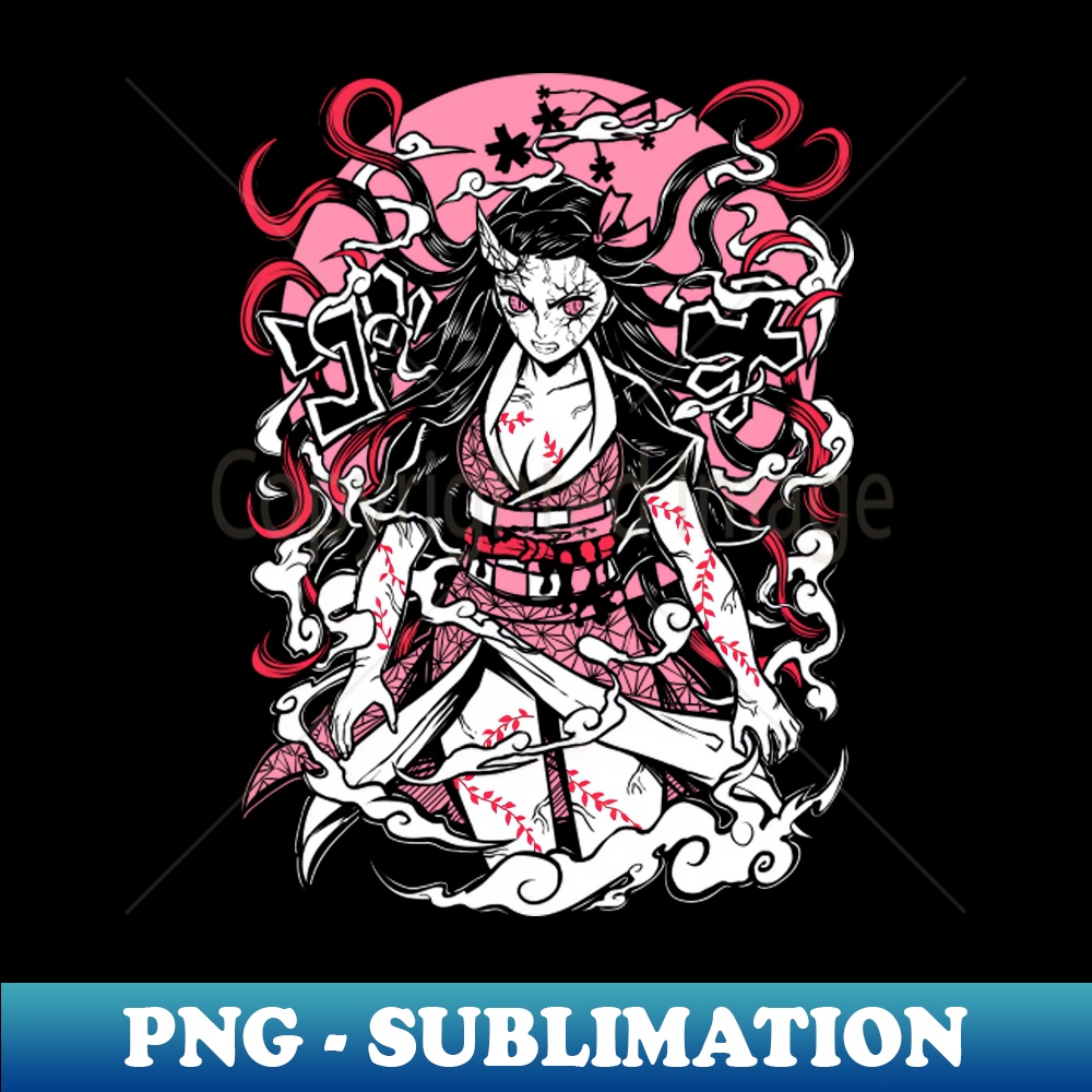 Nezuko - PNG Transparent Sublimation Design - Instantly Tran | Inspire ...