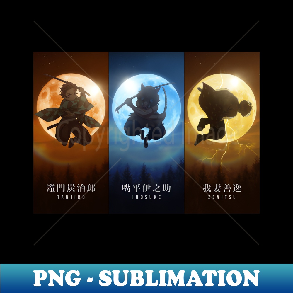 Demon Slayer Moon - Special Edition Sublimation PNG File - R | Inspire ...