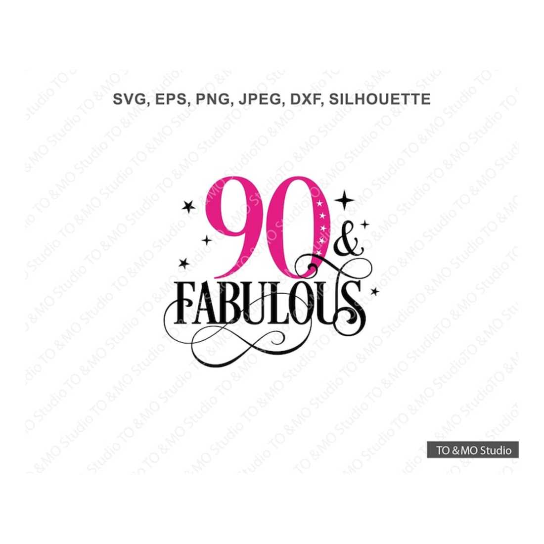 Ninety Birthday SVG, 90th Birthday Svg, 90th Birthday, Birth | Inspire ...