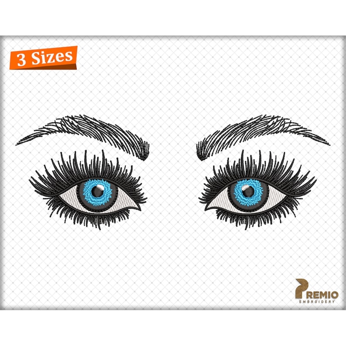 Eyes Embroidery Design, Eyes Machine embroidery design, Wome | Inspire ...