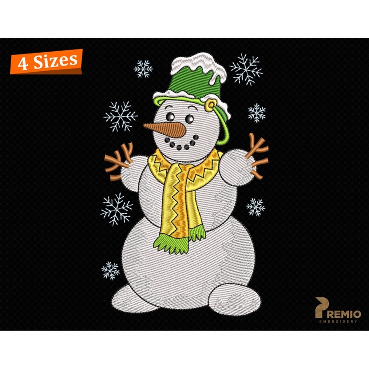 Snowman Machine Embroidery Design, Snowman Embroidery Design | Inspire ...