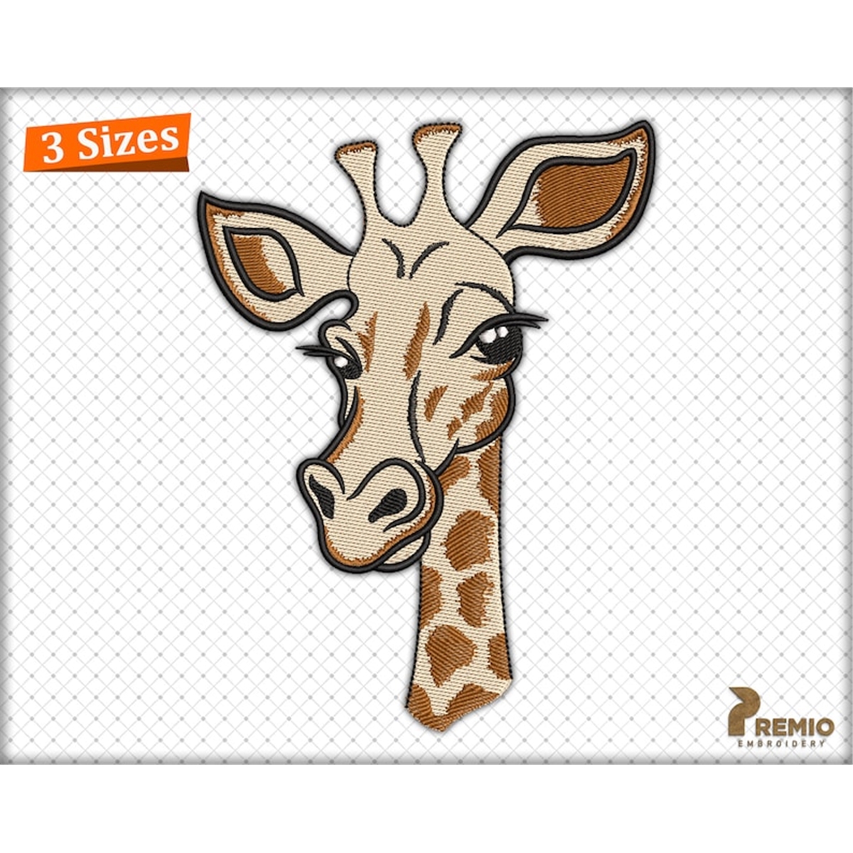 Giraffe Embroidery | Inspire Uplift