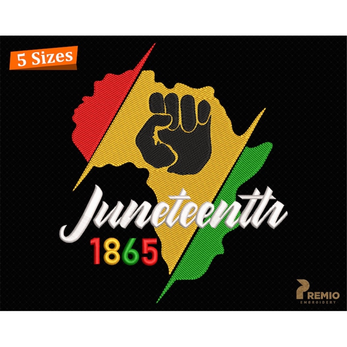 Juneteenth Embroidery Designs, Juneteenth 1865 Embroidery De - Inspire ...