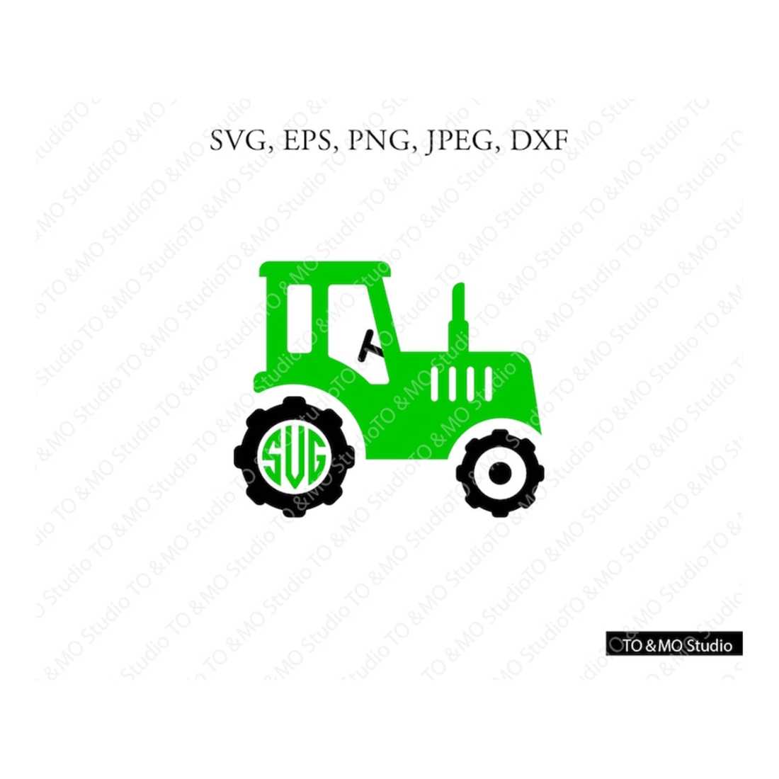 Tractor SVG, Tractor Monogram Svg, Tractor Clipart, Tractor, | Inspire ...