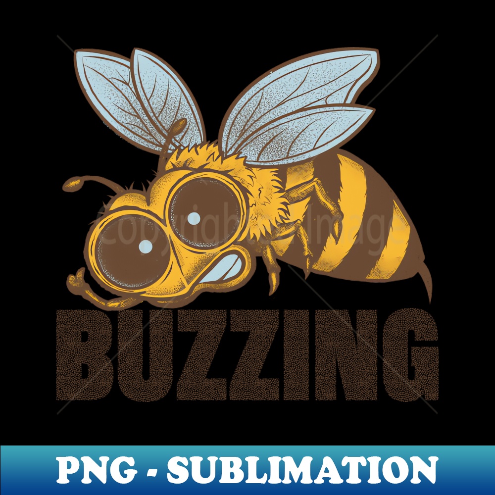 Happy Buzzing Bee - Unique Sublimation PNG Download - Create | Inspire ...