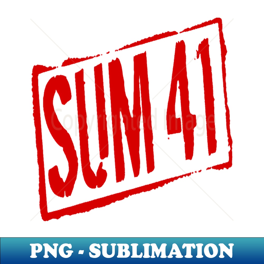red sum 41 vintage - Modern Sublimation PNG File - Capture I | Inspire ...