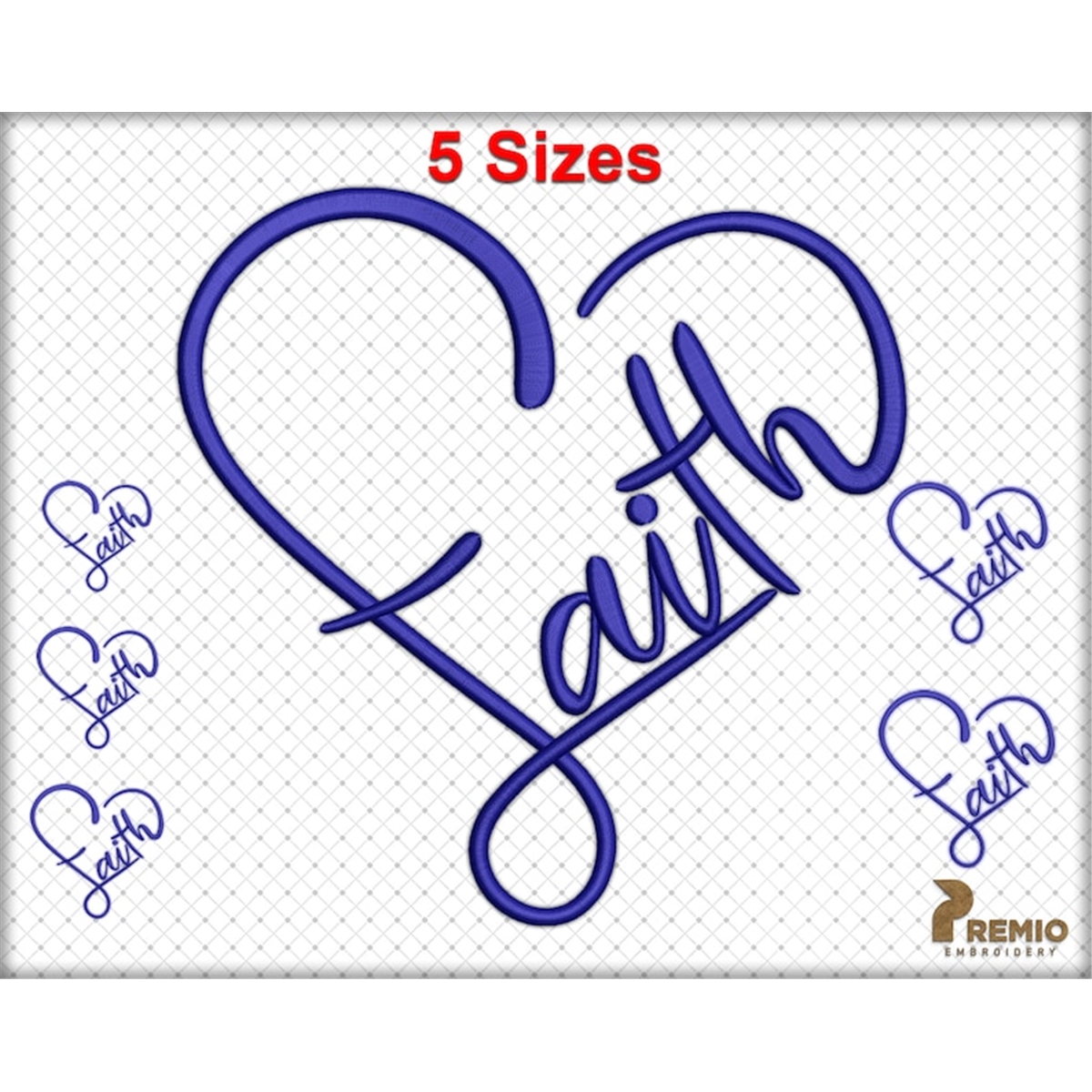 Faith Heart Embroidery Designs, Faith Hope Love Embroidery D | Inspire ...