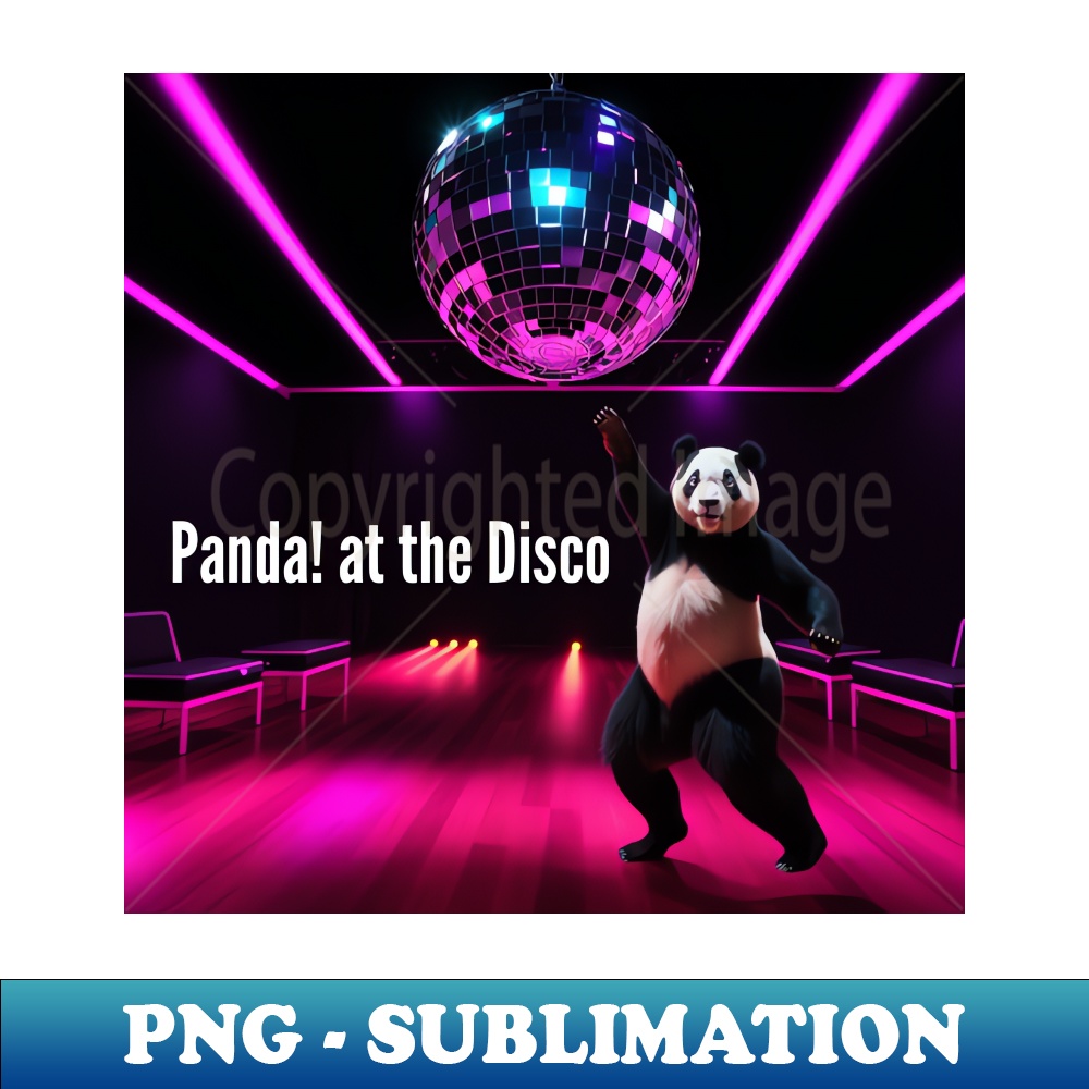 Panda at the Disco - Signature Sublimation PNG File - Perfec | Inspire Uplift
