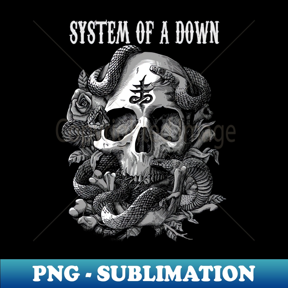 SYSTEM OF A DOWN BAND DESIGN - PNG Sublimation Digital Downl | Inspire ...