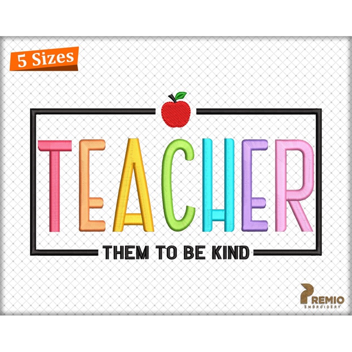Teacher Embroidery Designs, Apple Embroidery, Back to School | Inspire ...