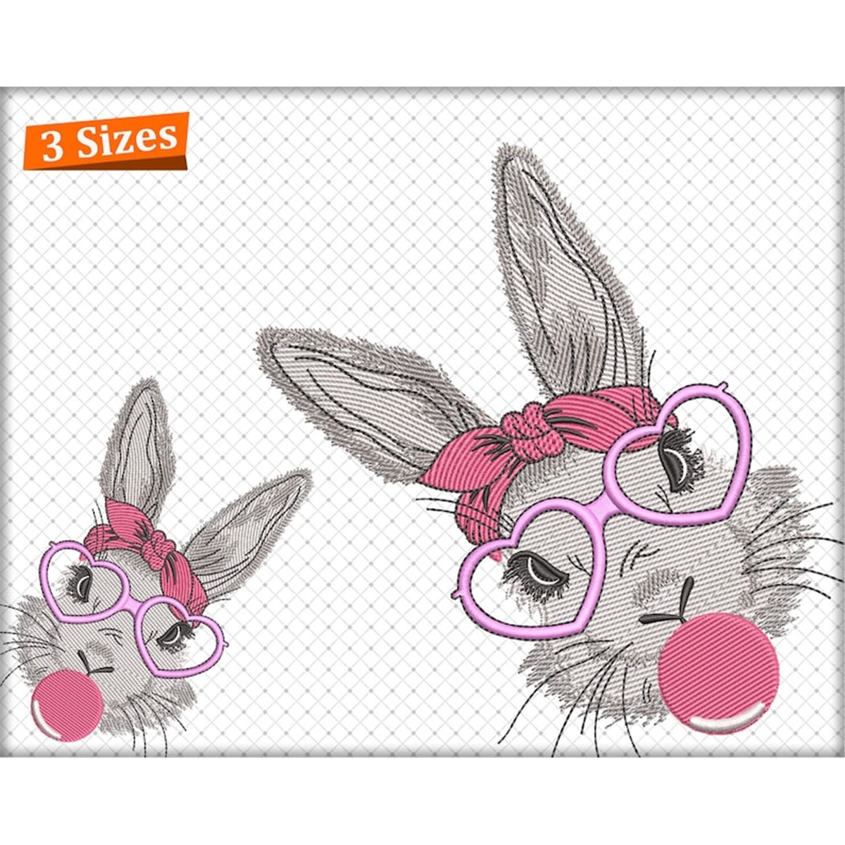 Bunny Machine Embroidery Designs, Embroidery Easter Files, E | Inspire ...