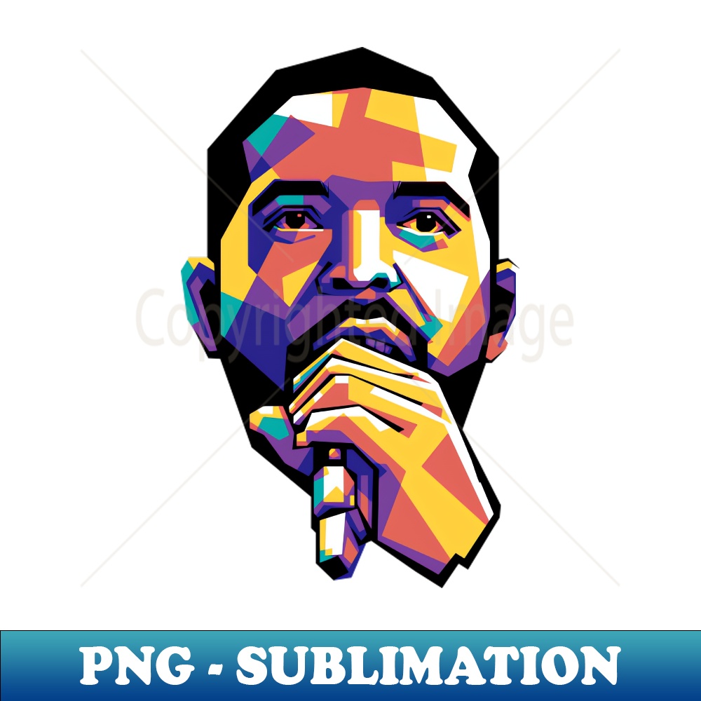 Canadian Rapper Drake WPAP Pop Art - Decorative Sublimation - Inspire ...