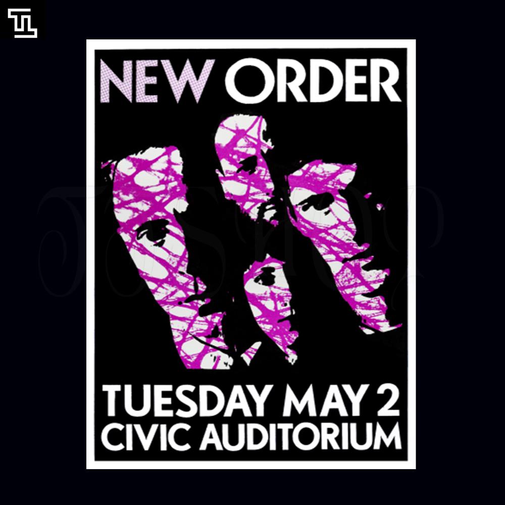 1989 Post Punk Concert Poster Portland OR Music PNG | Inspire Uplift