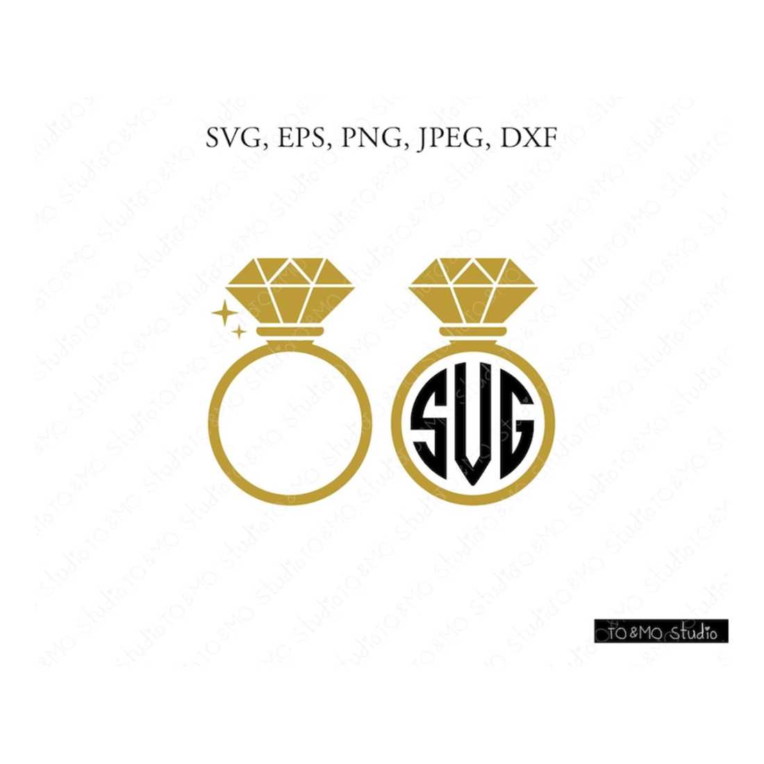 Diamond Ring Svg, Glitter Diamond Ring Svg, Engagement SVG, | Inspire ...