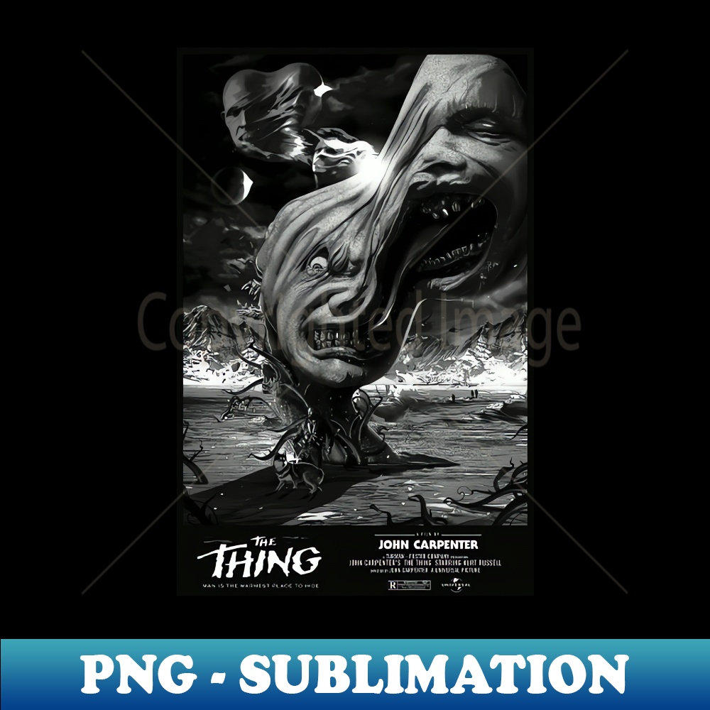 The Thing - 1982 Cult Science Fiction Horror Film Poster - P | Inspire ...