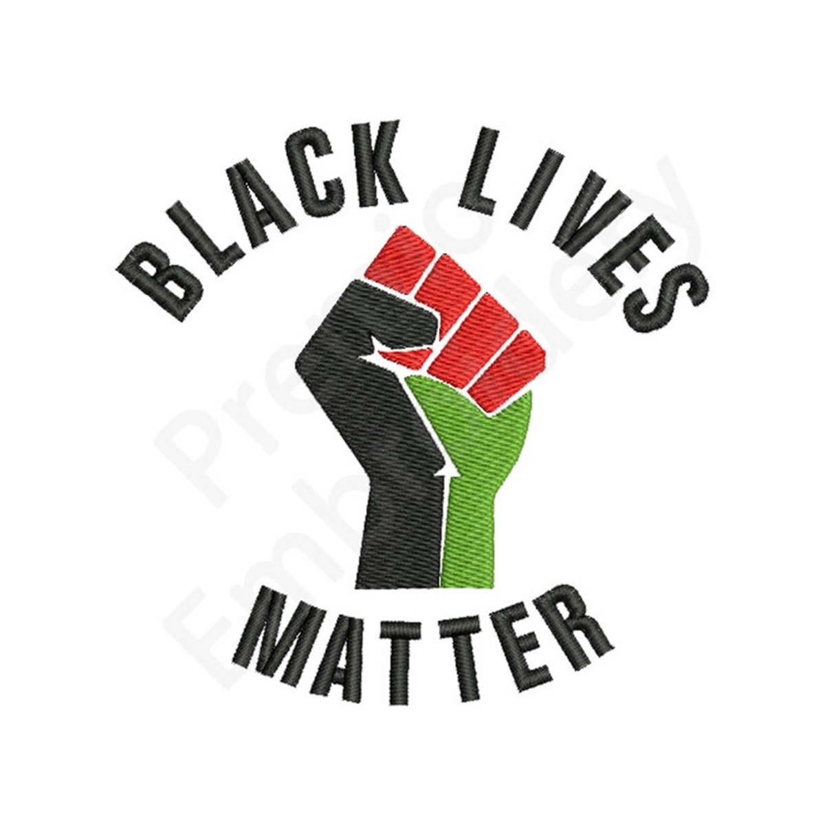 Black Lives Matter Embroidery Design, BLM embroidery design, - Inspire ...