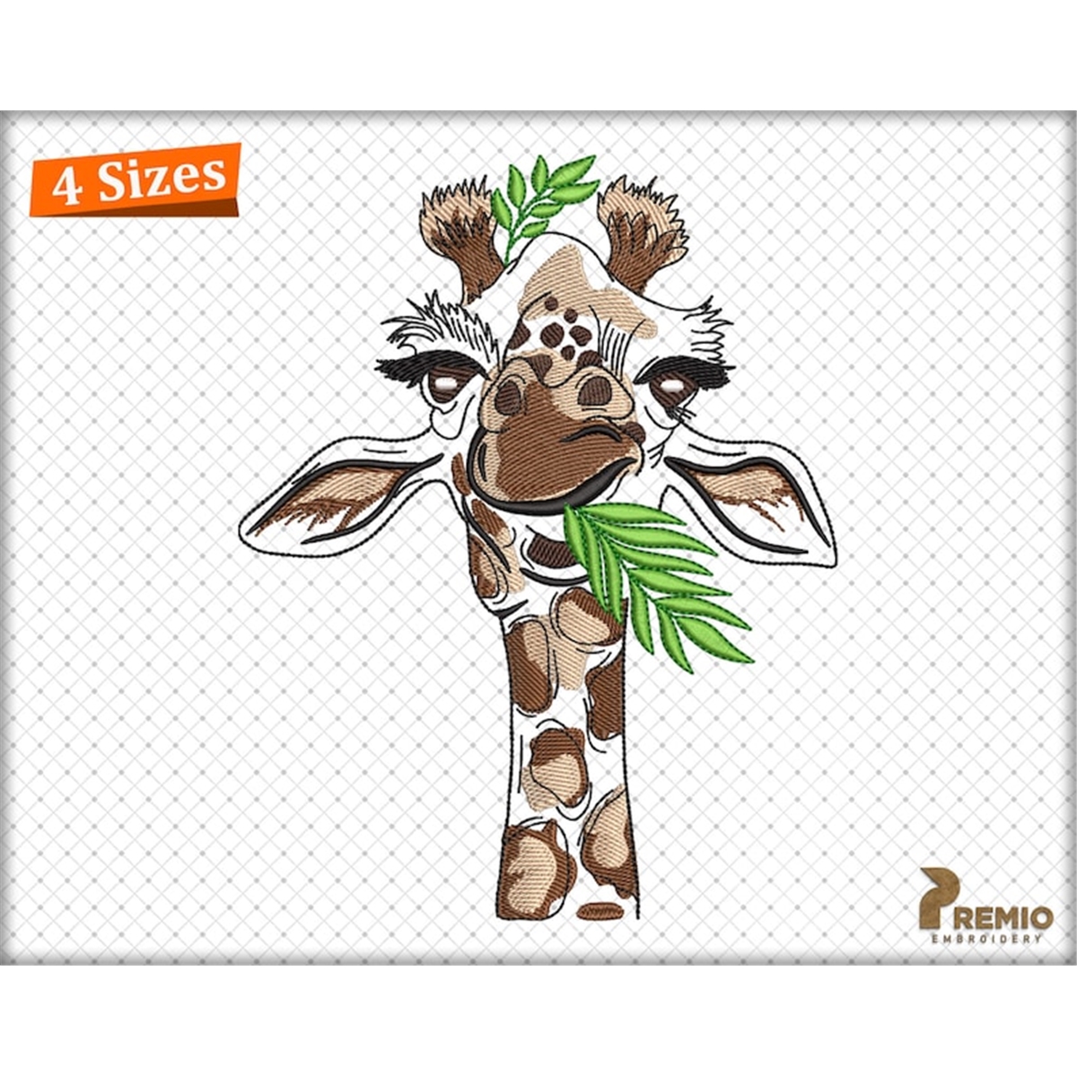Giraffe Embroidery Designs, Embroidery Design for Giraffe, W | Inspire ...