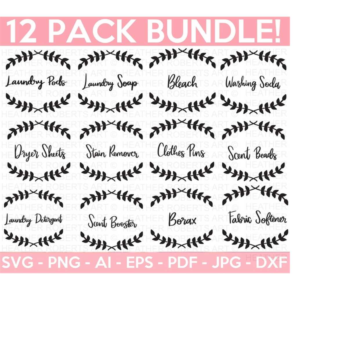 Dresser Labels Svg | Inspire Uplift