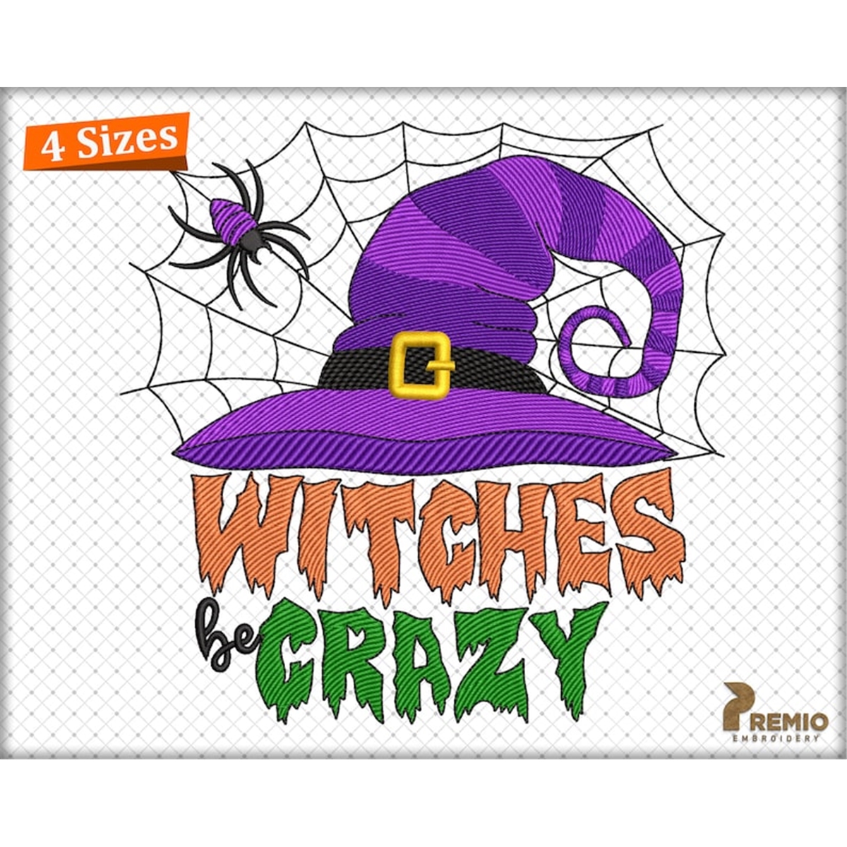 Witch Hat Embroidery Design, Halloween Witch Embroidery Desi | Inspire ...
