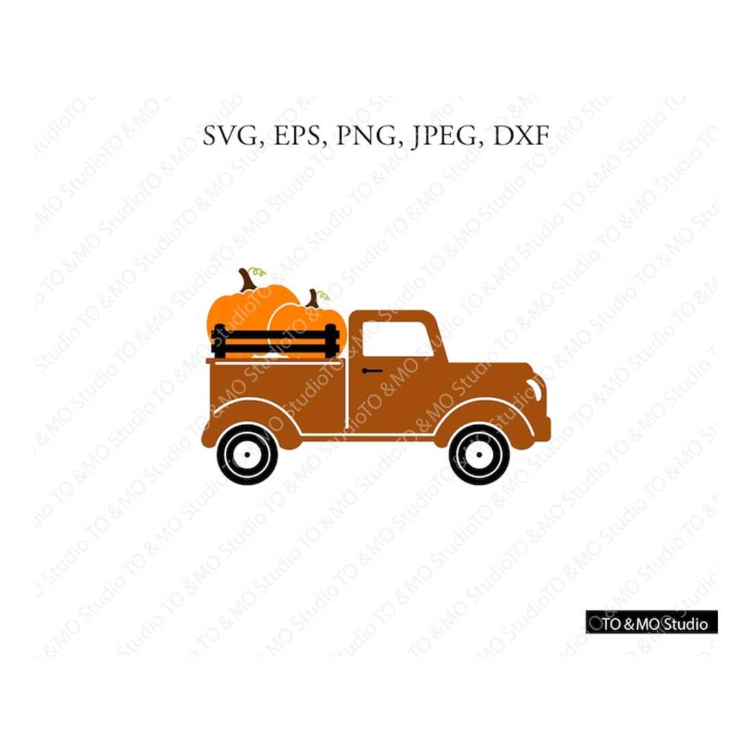 Pumpkin Truck Clipart | Inspire Uplift
