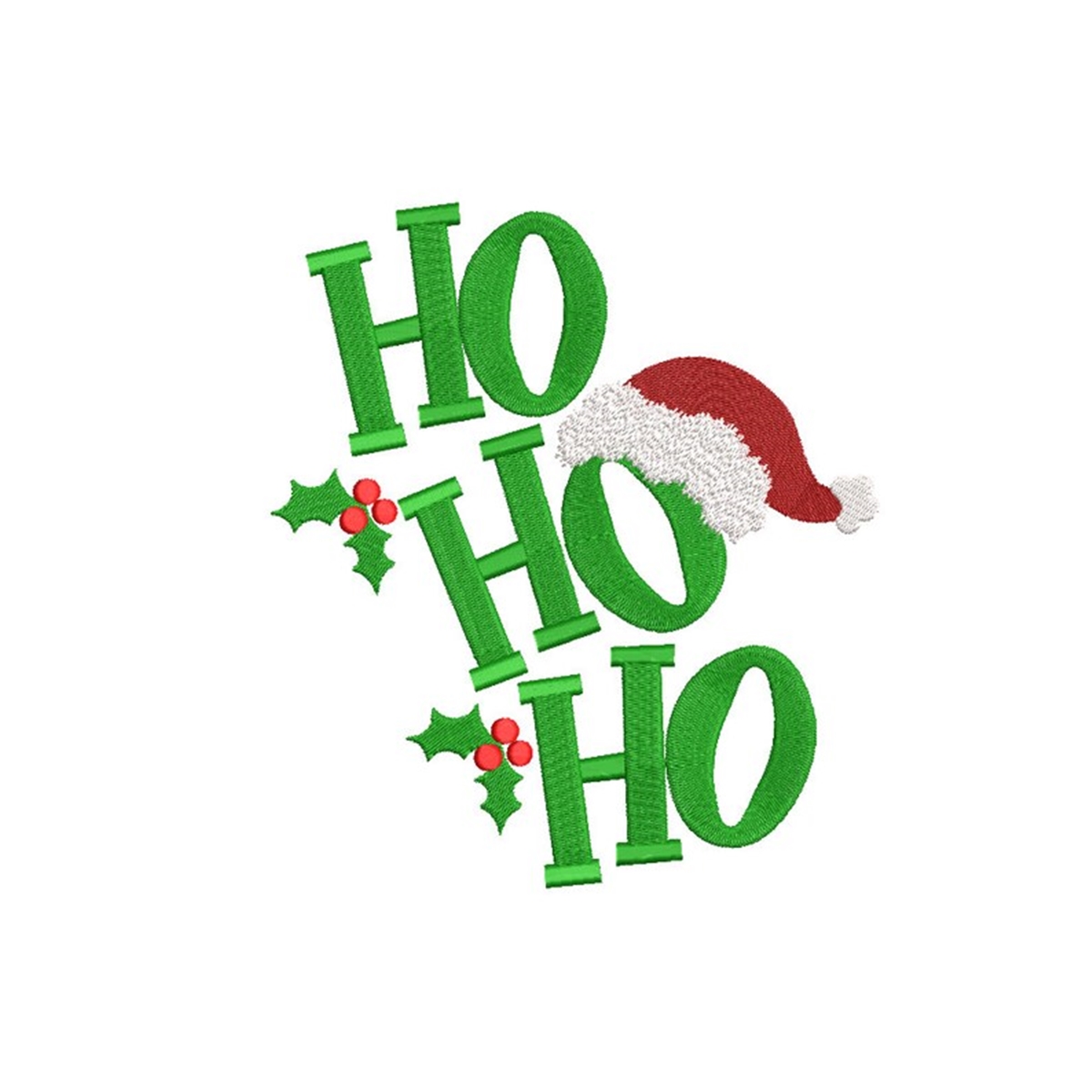 HoHoHo, Christmas embroidery design - Inspire Uplift