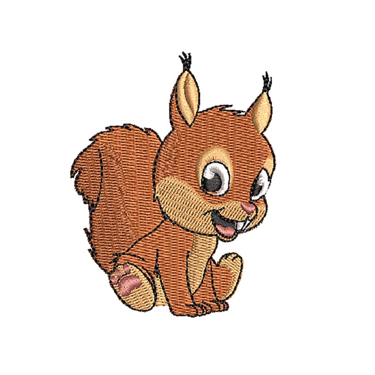 Squirrel Machine Embroidery Design | Inspire Uplift