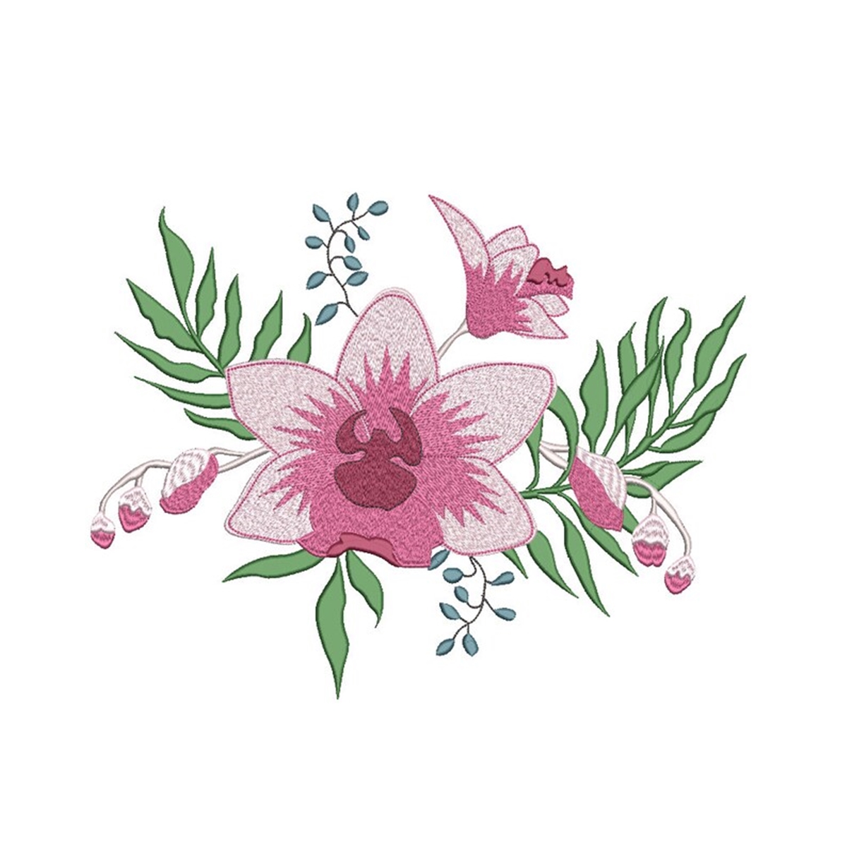 orchid embroidery - Inspire Uplift