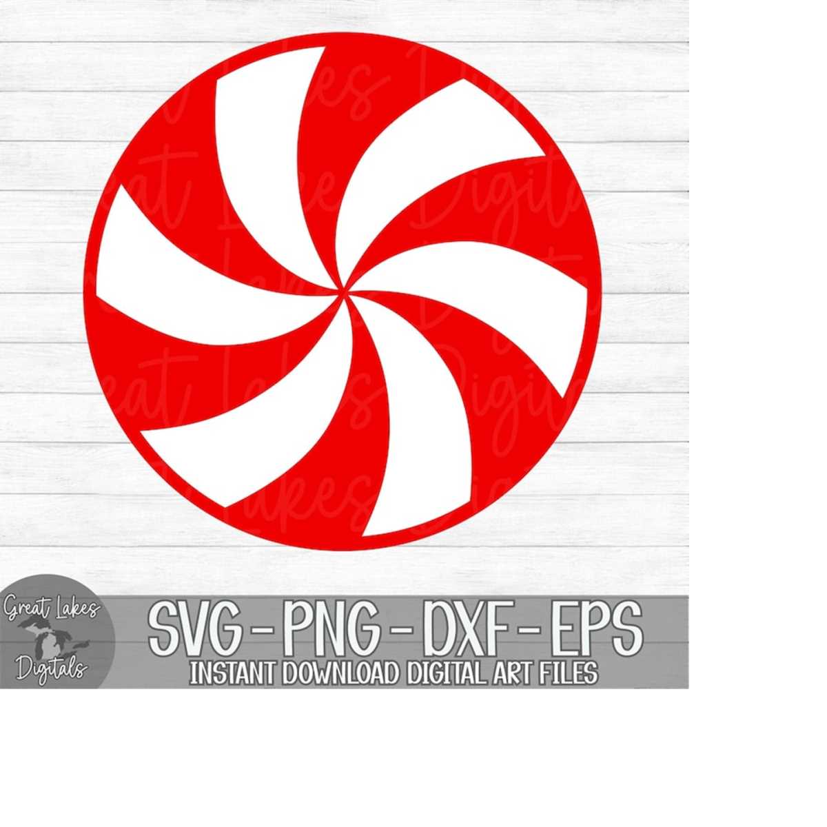 Peppermint Candy - Instant Digital Download - svg, png, dxf, - Inspire ...