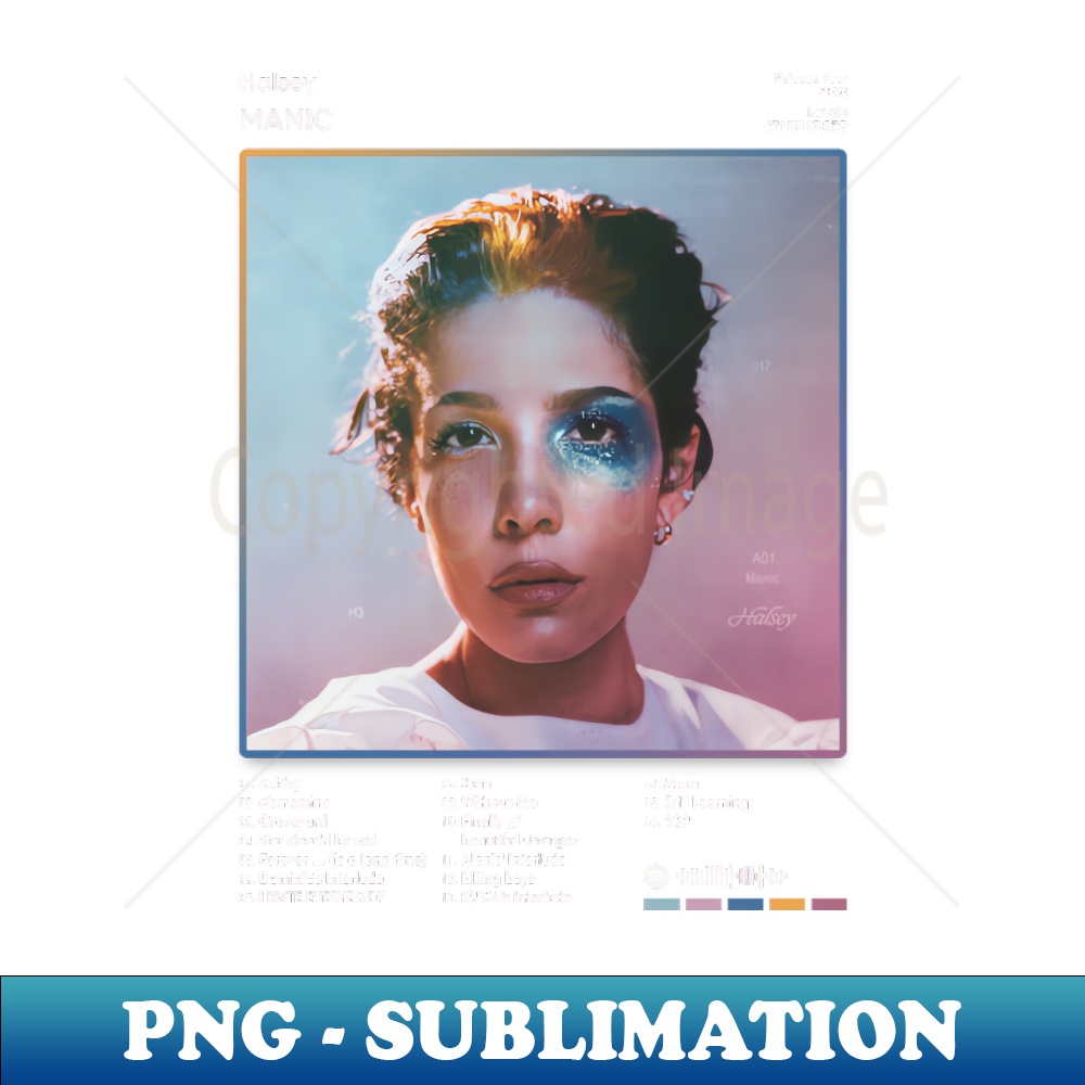 Halsey - Manic Tracklist Album - Professional Sublimation Di | Inspire ...