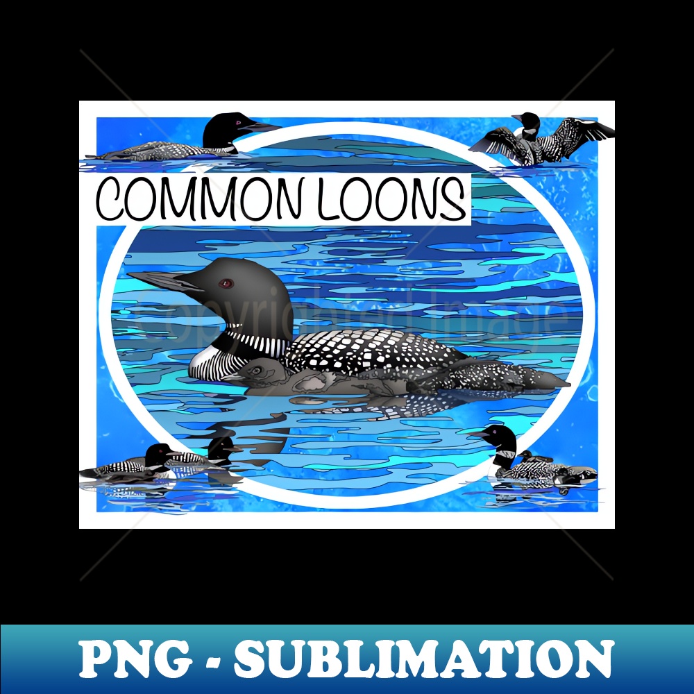 Common Loon - Elegant Sublimation PNG Download - Revolutioni - Inspire ...