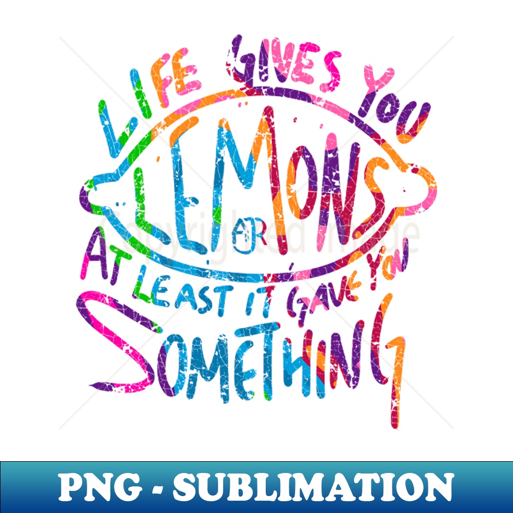 AJR LEMONS COLORUN VINTAGE - Special Edition Sublimation PNG - Inspire ...